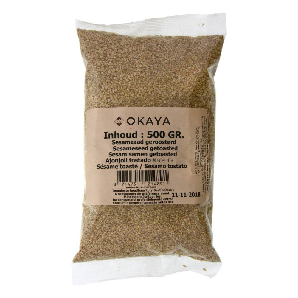 Roasted White Sesame Seed (Okaya) 500g – Dun Yong Webshop