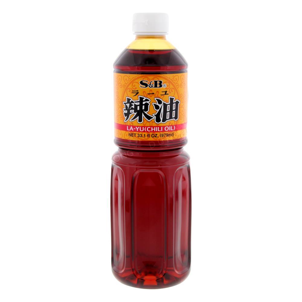 La-Yu Chili Oil (S&B) 979ml – Dun Yong Webshop