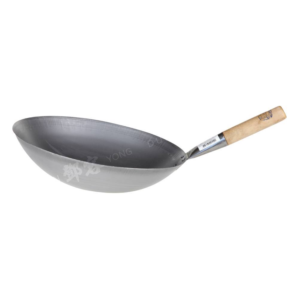 Wok Deep Steel Single Handle 15" (Leung Tim) – Dun Yong Webshop