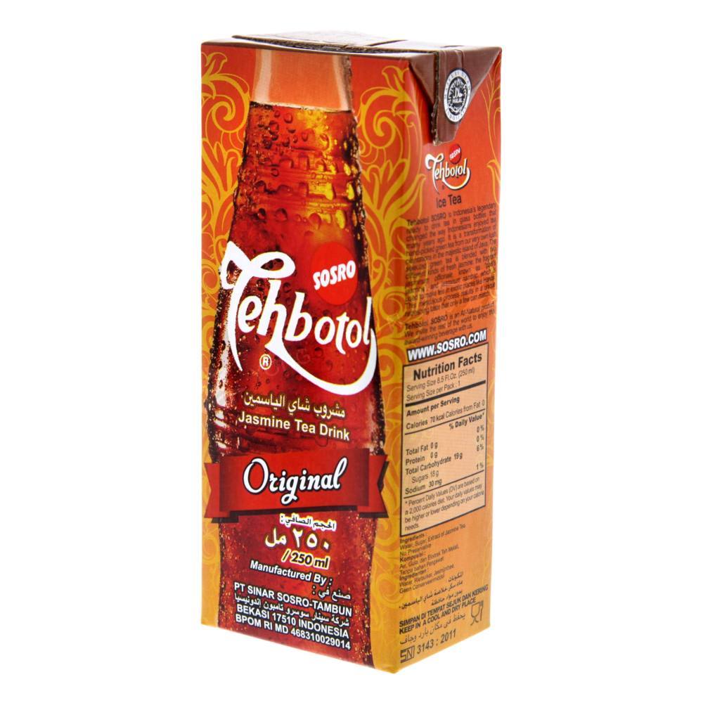 Tehbotol Jasmine Ice Tea Original (Sosro) 250ml – Dun Yong Webshop