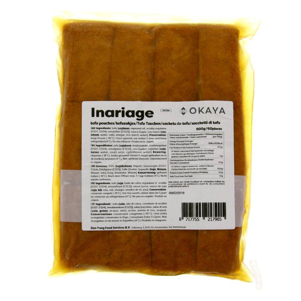 Inariage Tofu Pouches 8x4cm 60pcs (Okaya) 900g – Dun Yong Webshop
