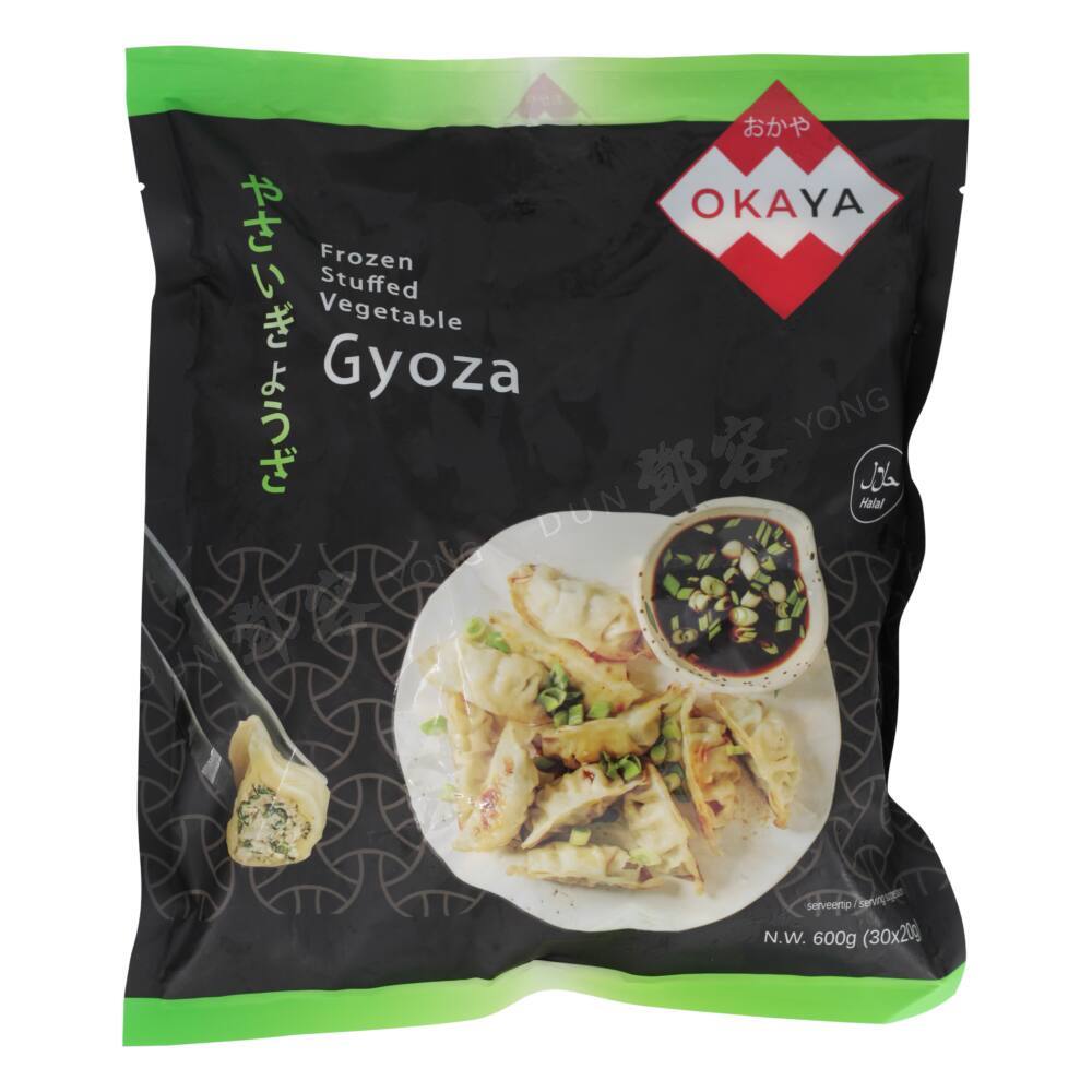 Vegetable Gyoza (Okaya) 600g – Dun Yong Webshop