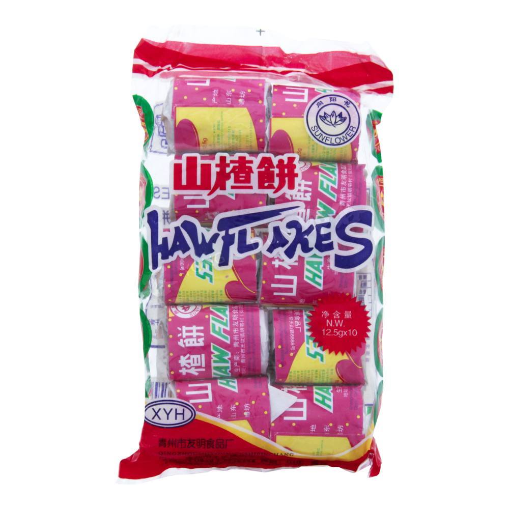Haw Flakes 10pkt (Sunflower) 140g – Dun Yong Webshop