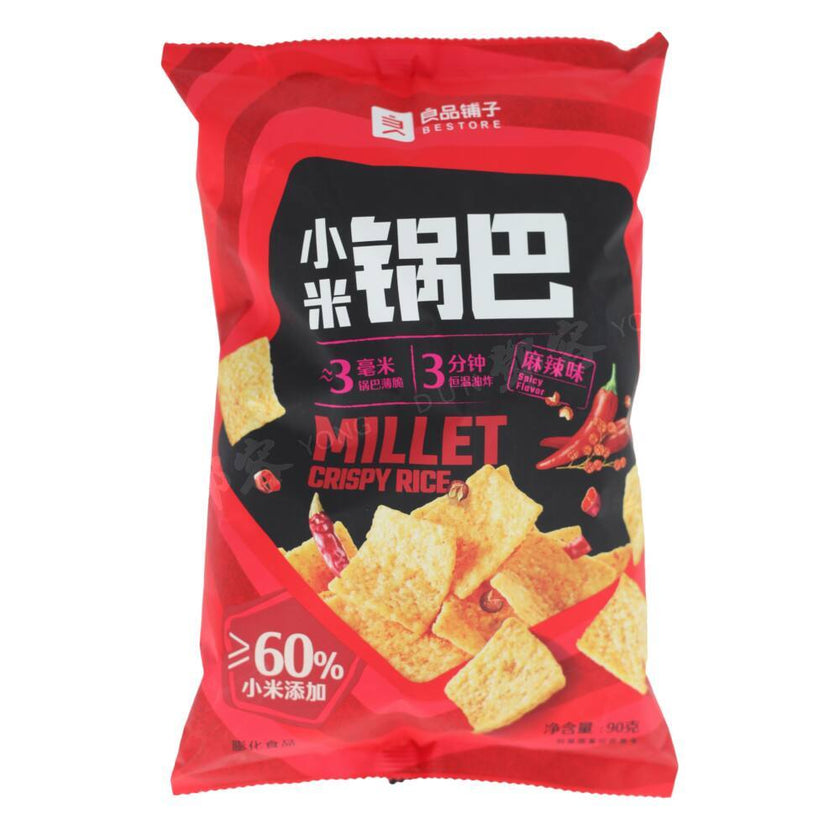 Millet Rice Crisps Spicy (Bestore) 90g – Dun Yong Webshop