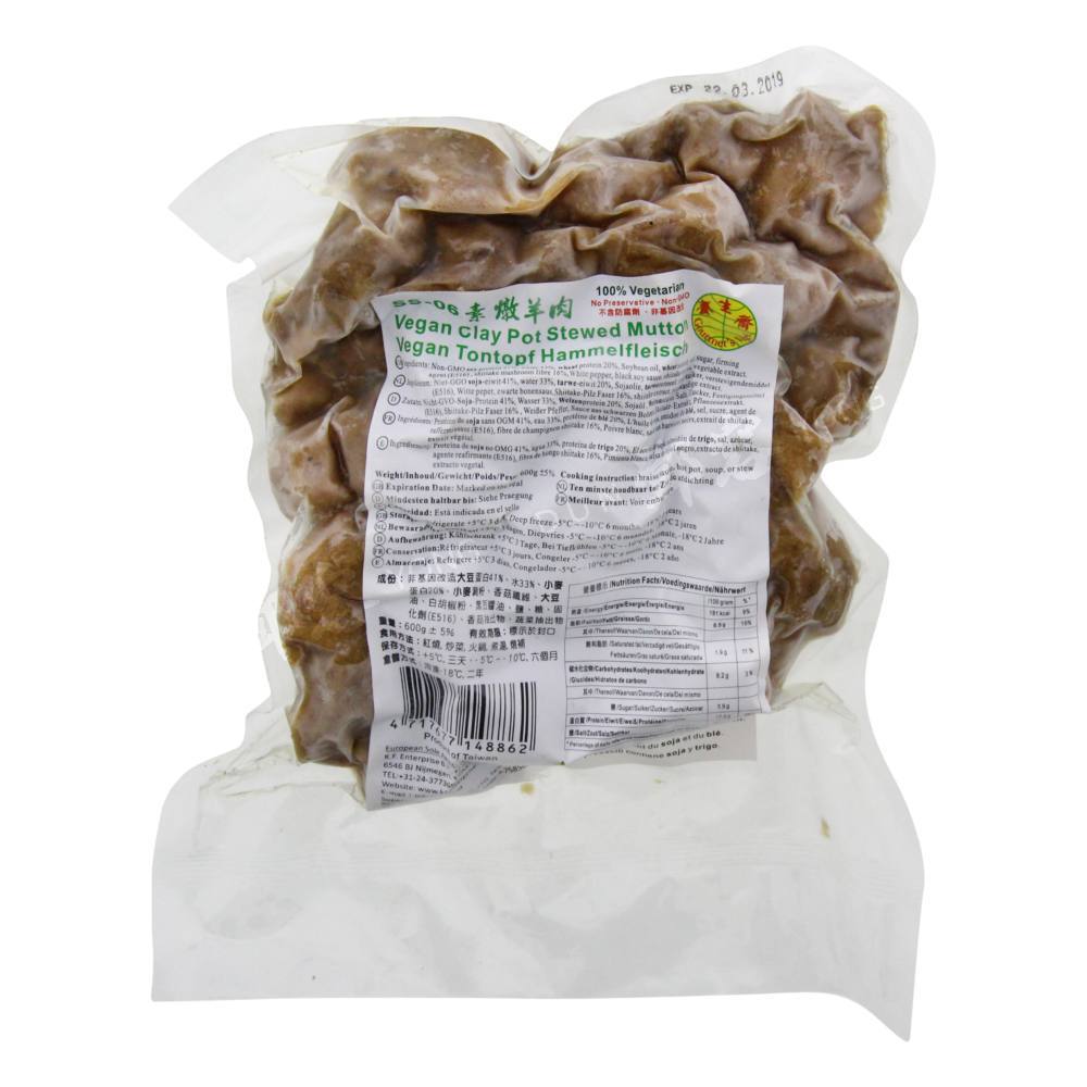 Vegan Clay Pot Stewed Mutton (Gourmet Vegi) 600g – Dun Yong Webshop