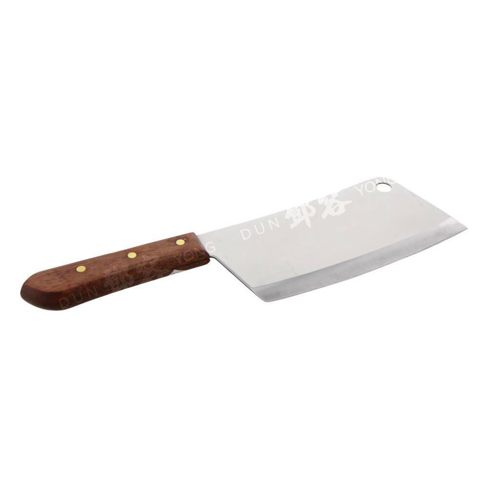 Chopping Knife with Wooden Handle #850 20cm (Kiwi) | Dun Yong Webshop