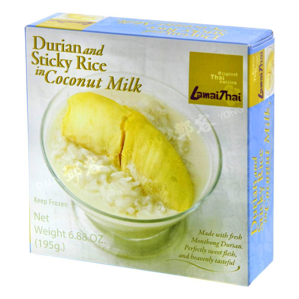 Durian and Sticky Rice in Coconut Milk (Lamai Thai) 195g – Dun Yong Webshop
