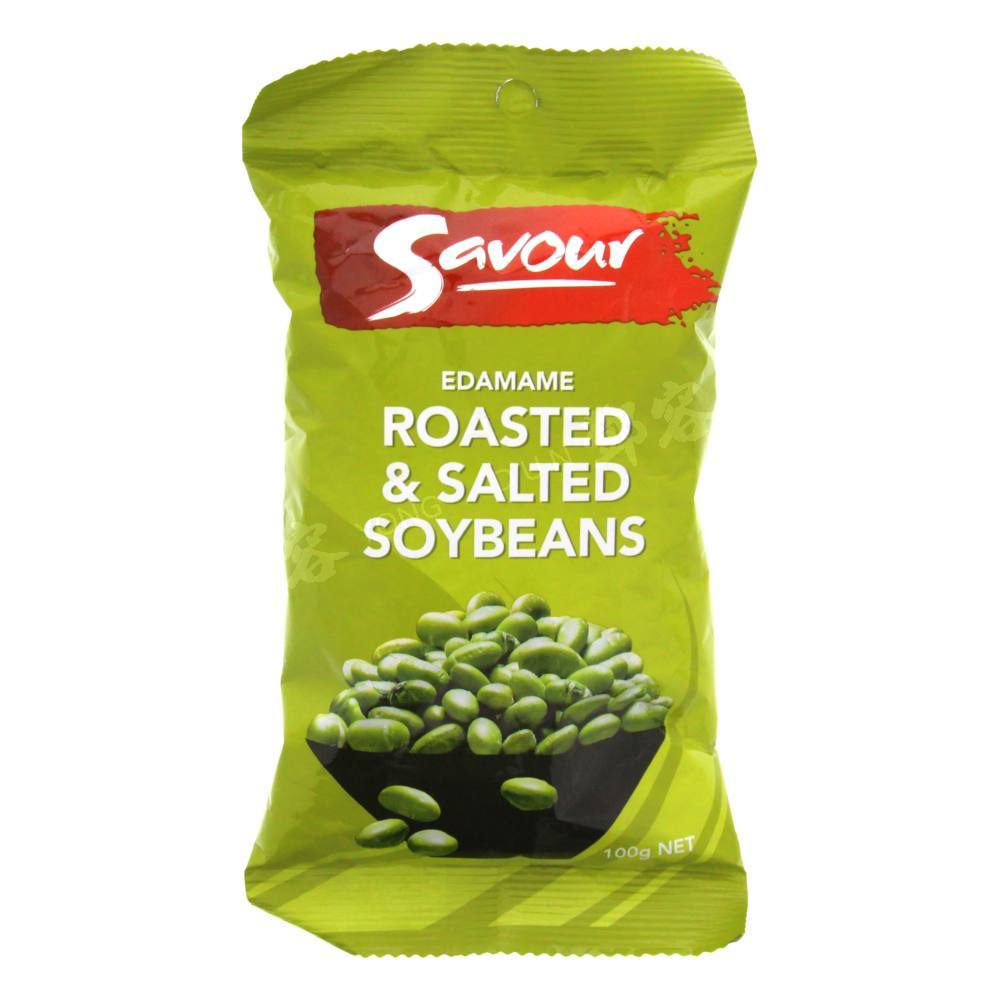Edamame Roasted Salted Soybeans (Savour) 100g – Dun Yong Webshop