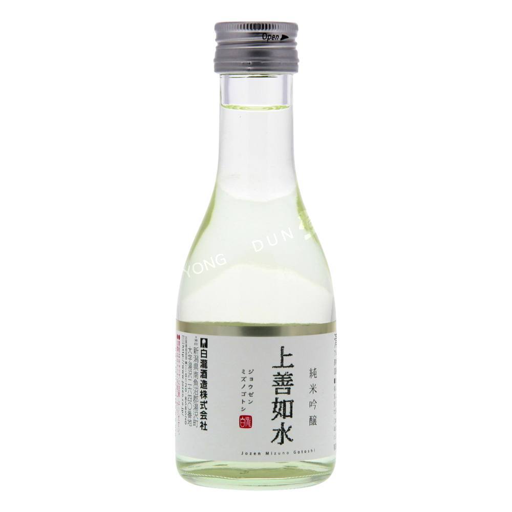 Jozen White Junmai Ginjo Sake (Shirataki) 180ml – Dun Yong Webshop
