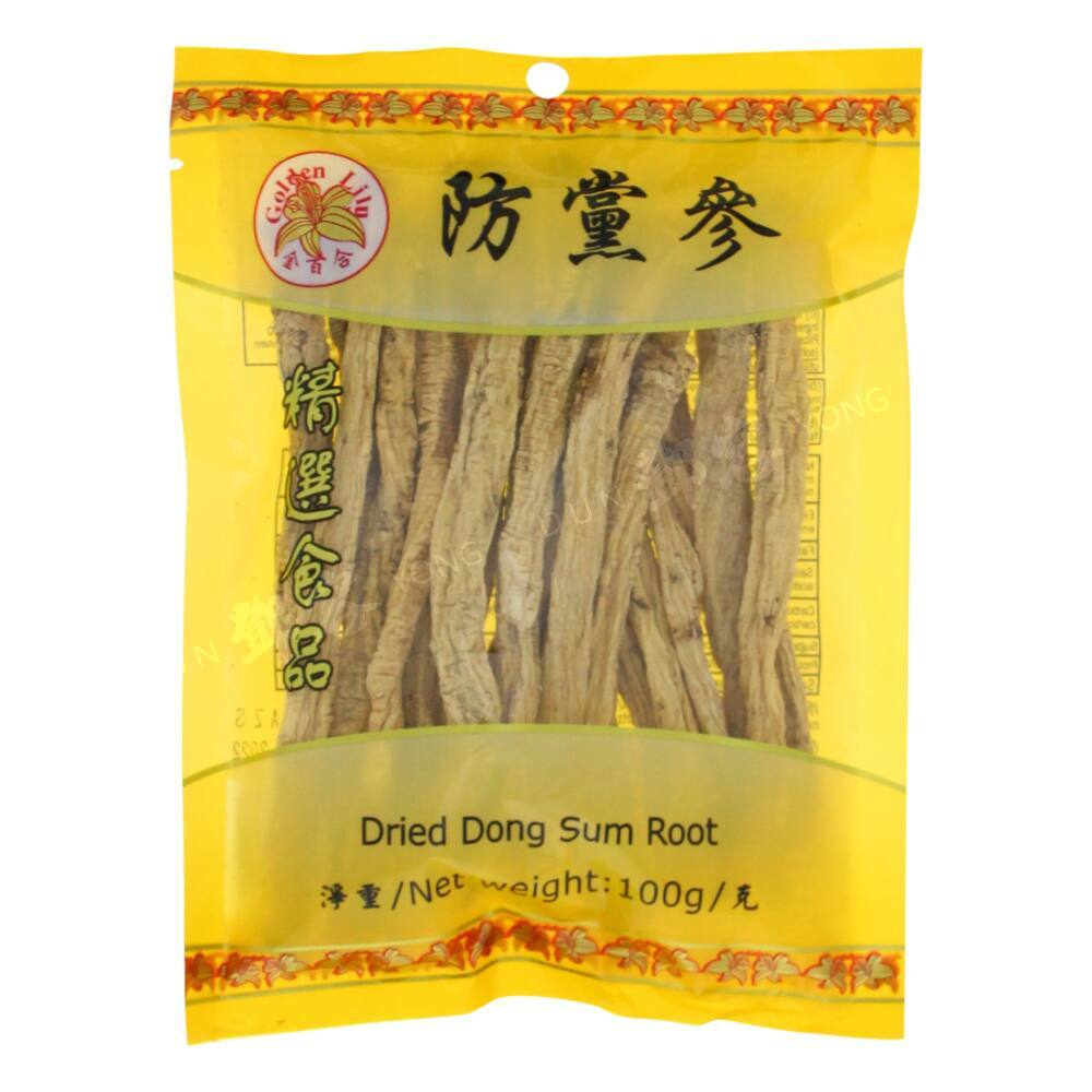 Dried Dong Sum Root Codonopsis Radix (Golden Lily) 100g – Dun Yong Webshop