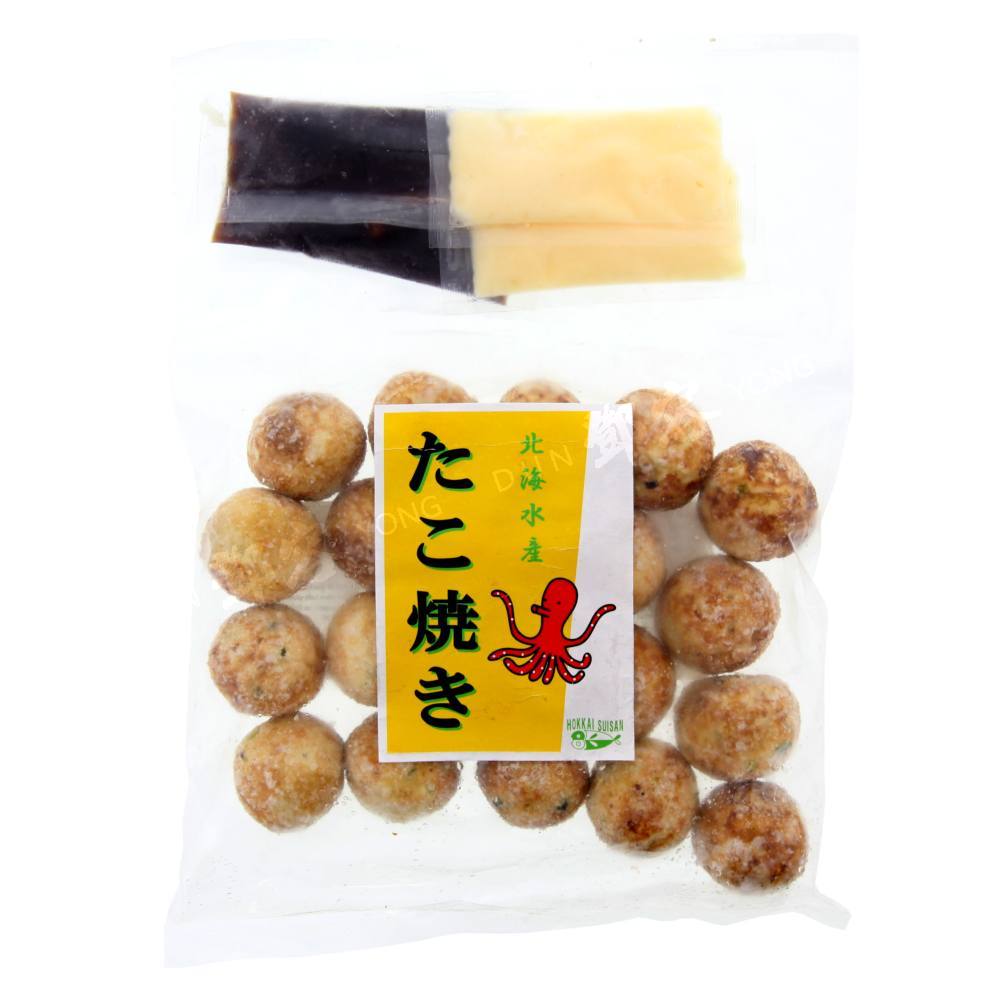 Takoyaki Octopus Balls 20pcs (Hokkai Suisan) 400g | Dun Yong Webshop