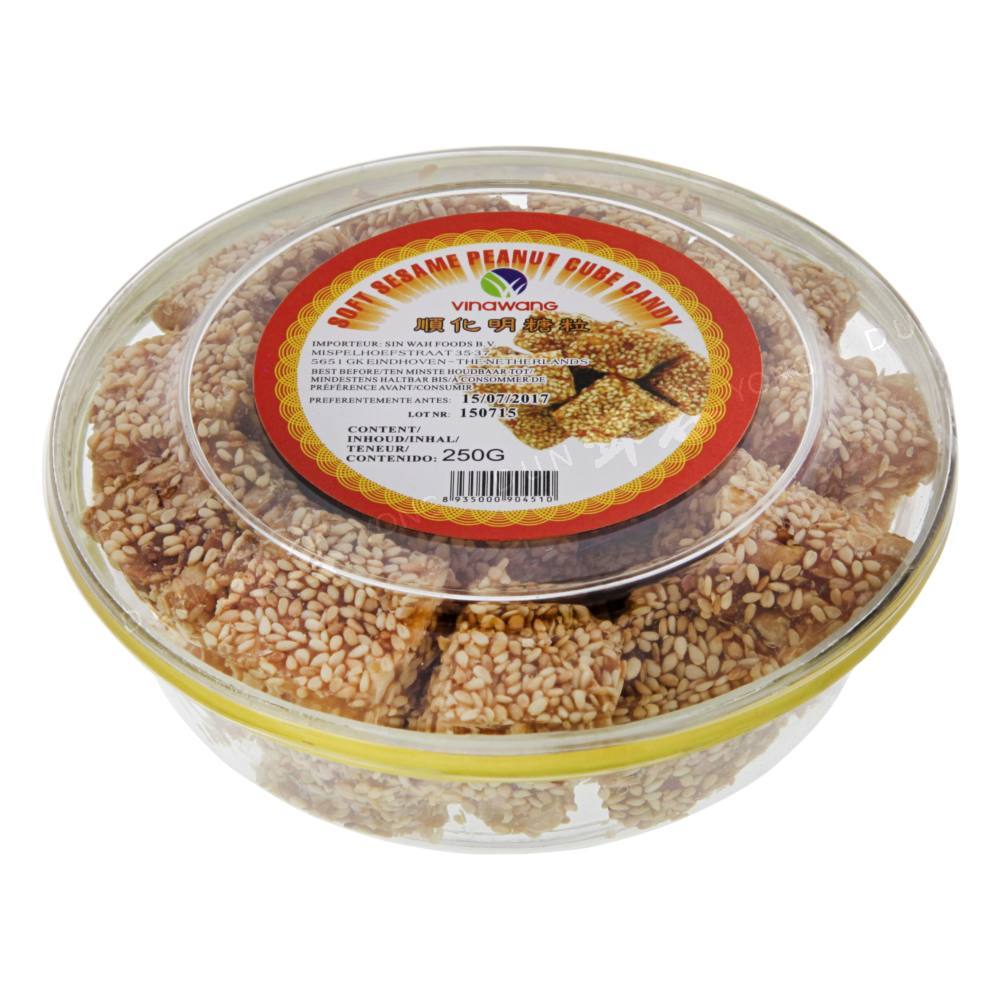 Soft Sesame Peanut Cube Candy (Vinawang) 250g – Dun Yong Webshop