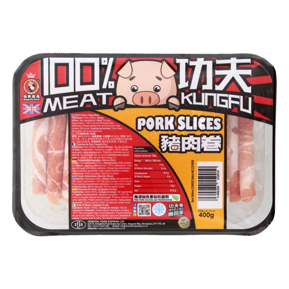 Pork Slices (Kung Fu Food) 400g – Dun Yong Webshop
