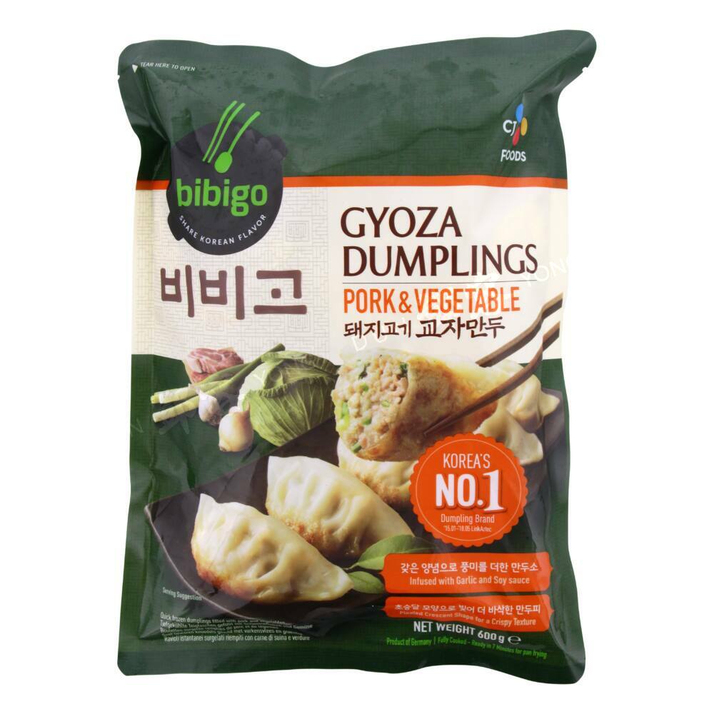 Gyoza Dumplings Pork & Vegetable (Bibigo) 600g – Dun Yong Webshop