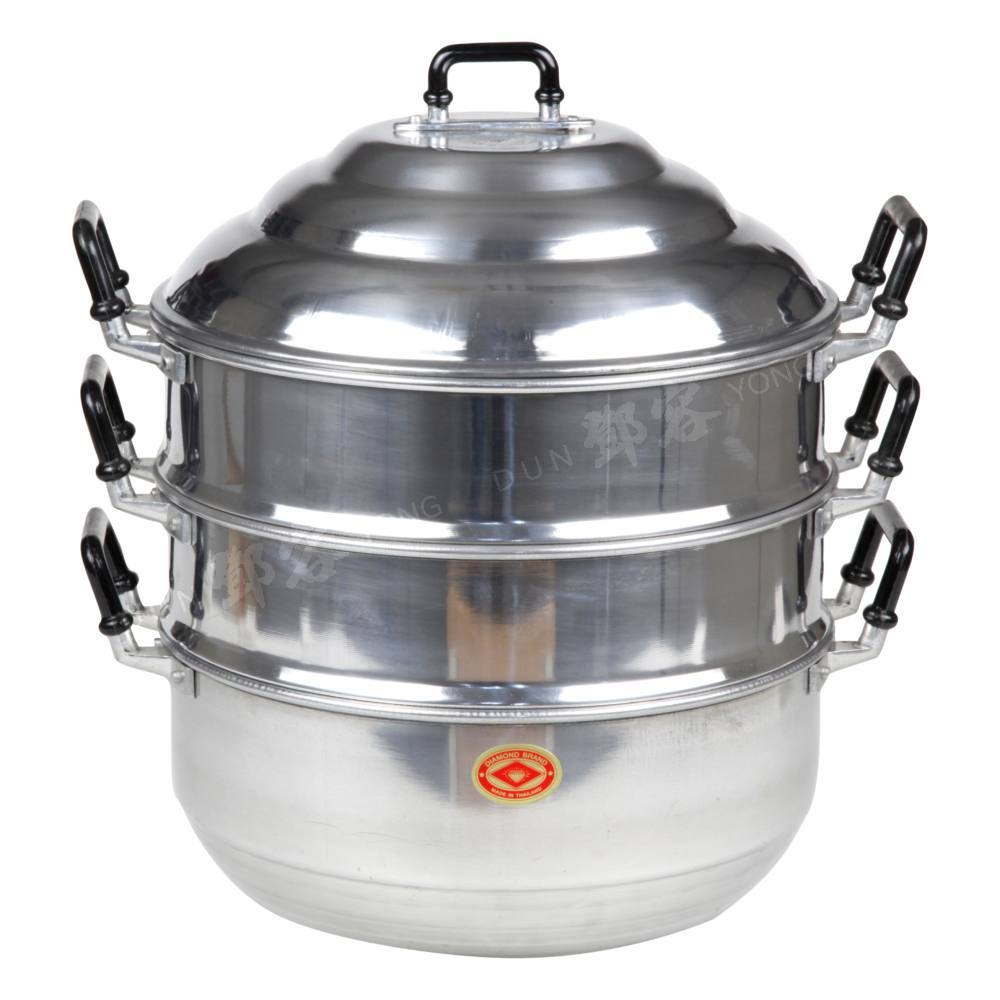 Steam Pot Bapao Steamer Aluminum 32cm (Diamond) – Dun Yong Webshop