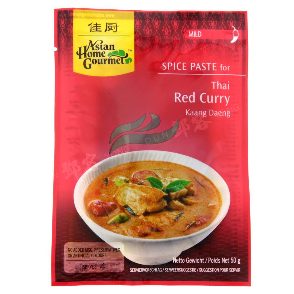 Thai Red Curry Kaang Daeng (Asian Home Gourmet) 50g | Dun Yong Webshop