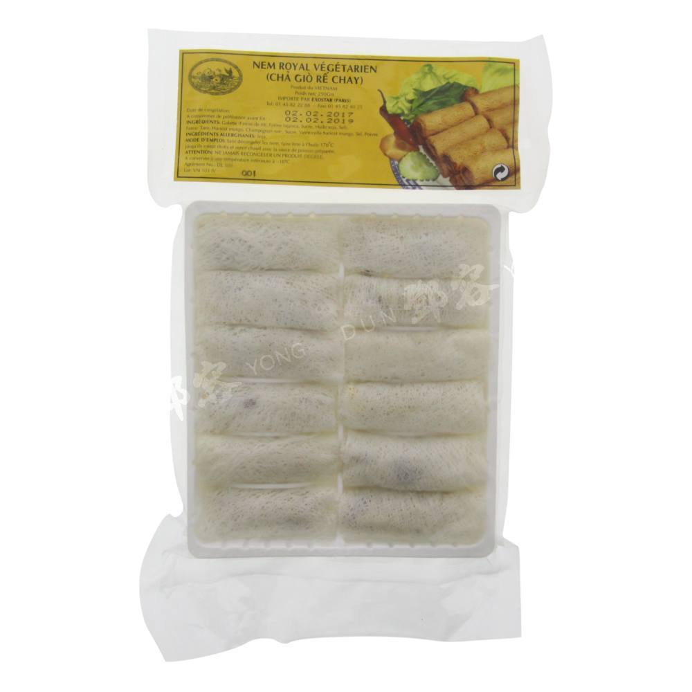 Vegetarian Rice Net Spring Roll 12pcs (Exostar) 250g – Dun Yong Webshop